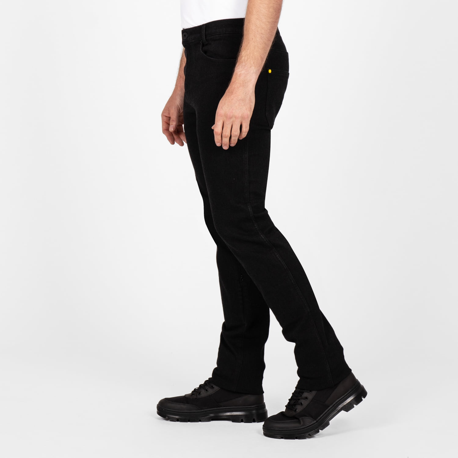 Men’s Calder Denim Jeans – Black – Regular Leg - Knox