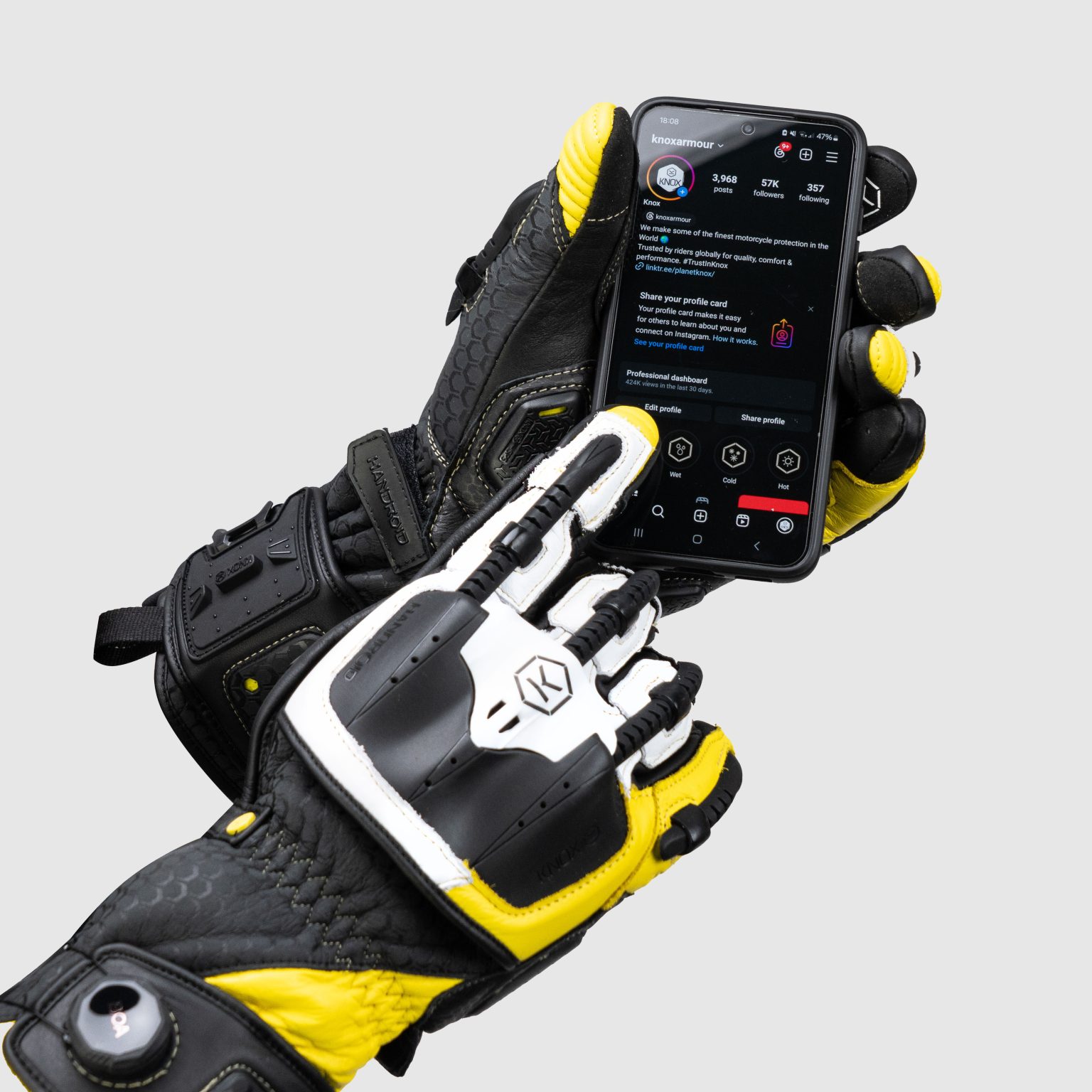 Handroid Gloves MK5 – Yellow - Knox