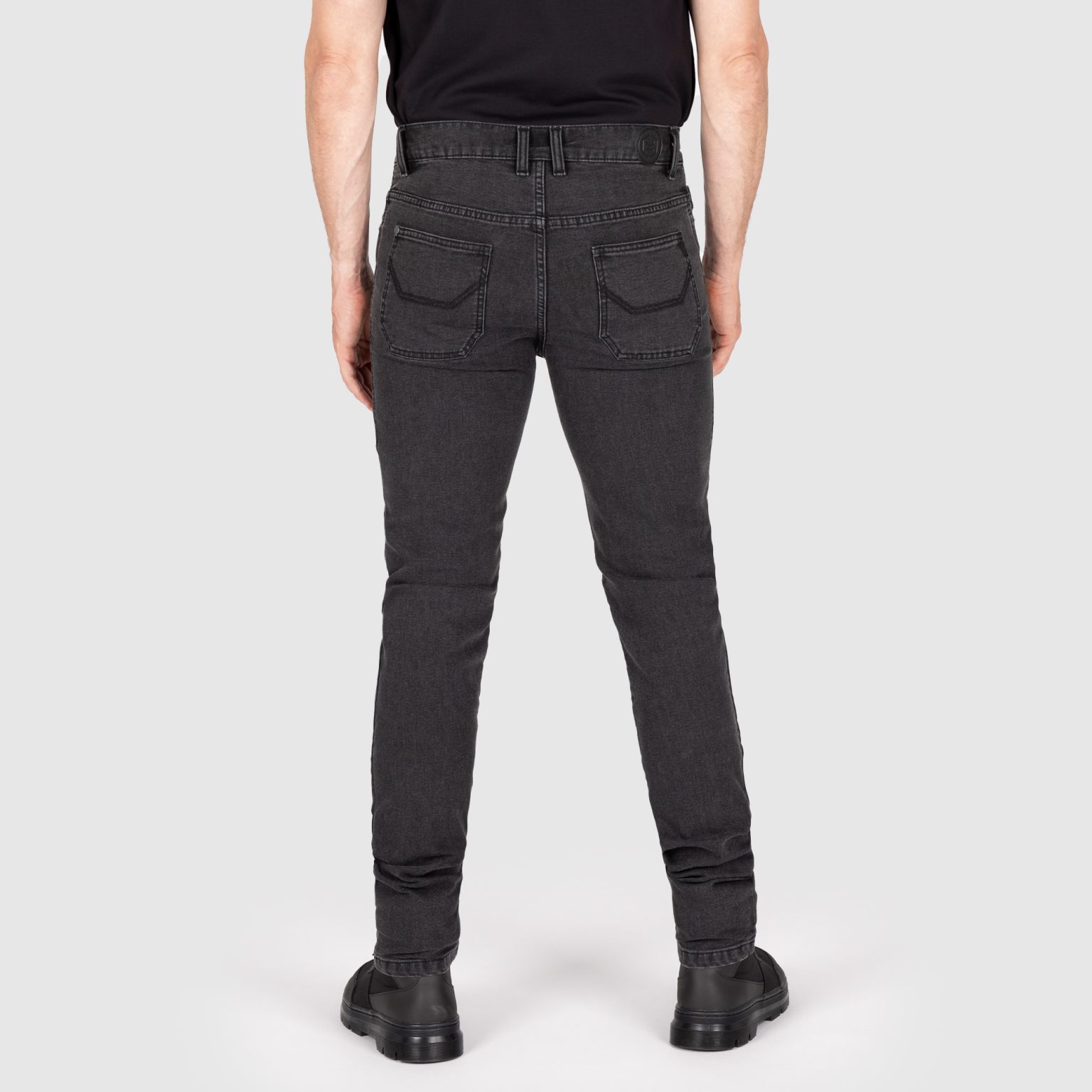 Men’s Colton Slim-Tapered Jeans – Charcoal – Short Leg - Knox