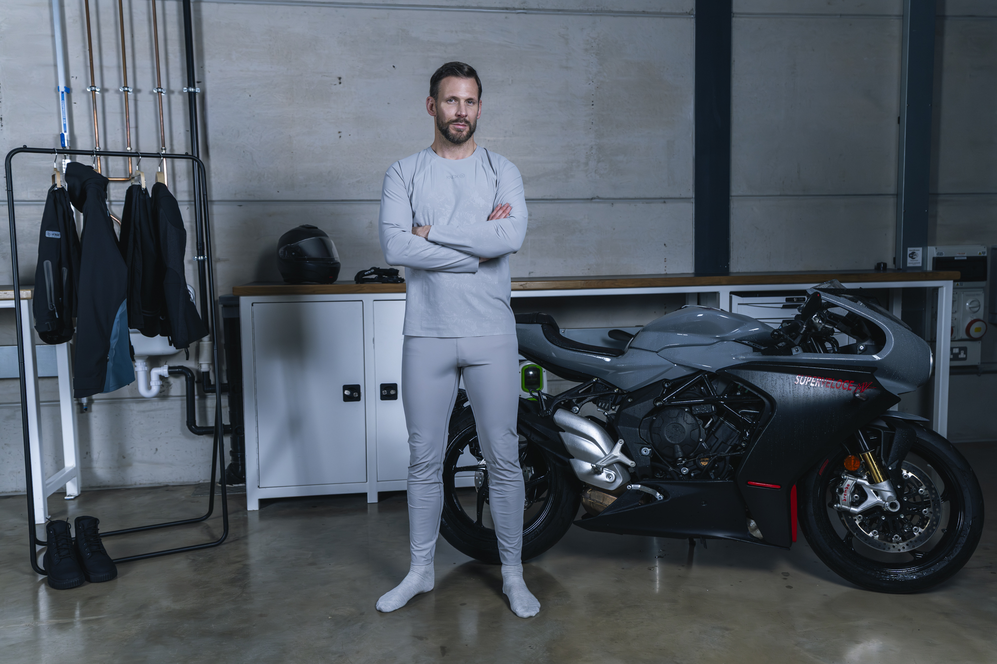 Dual Active Men’s Base Layer – Grey - Knox