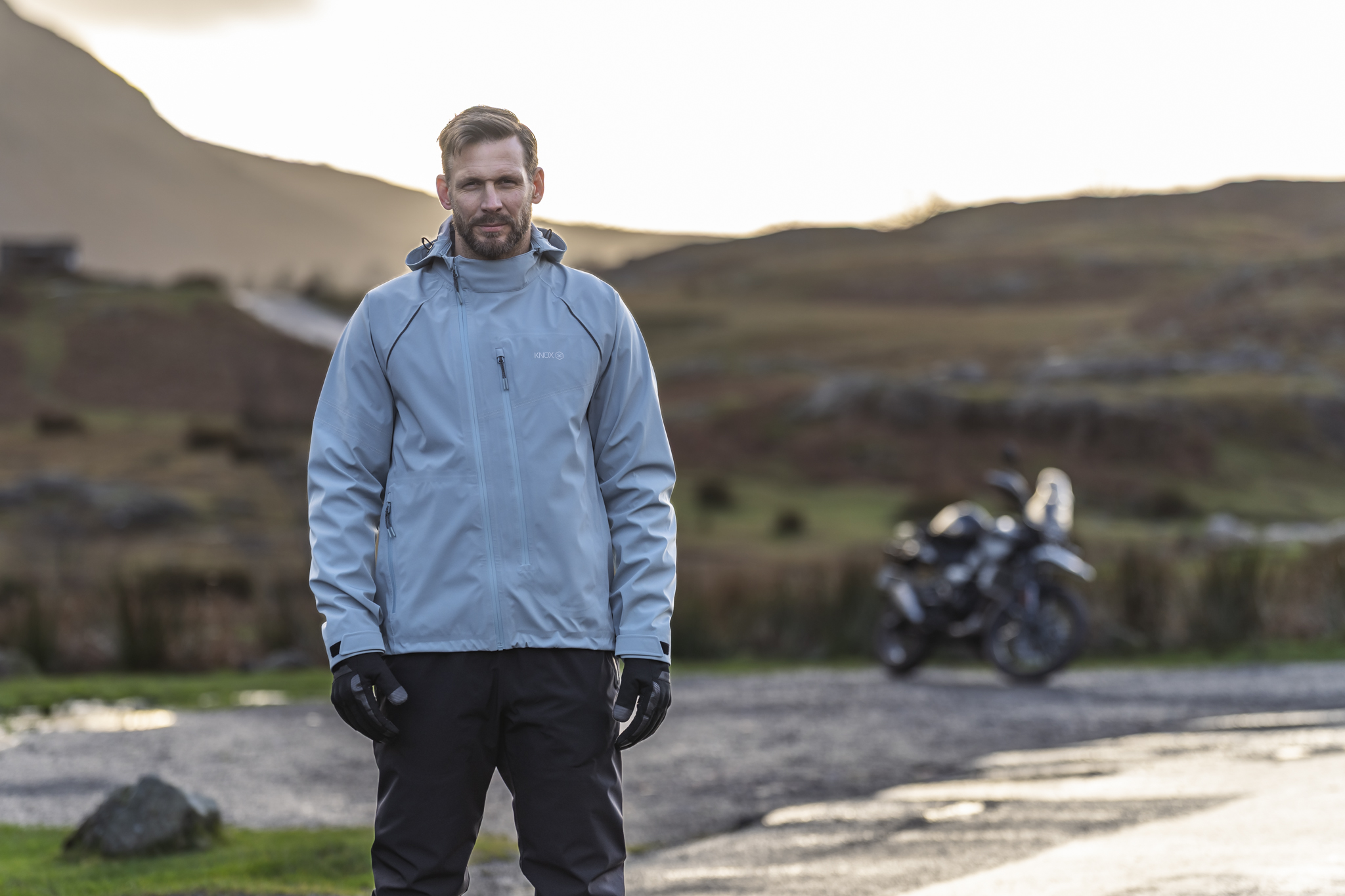 Impass Men’s Waterproof Shell – Smoke Blue - Knox