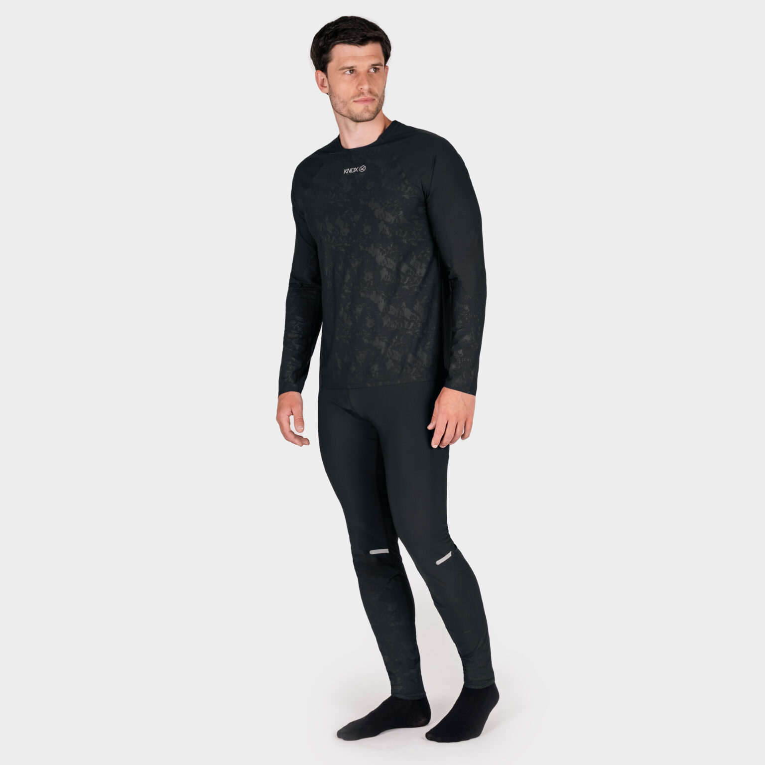 Dual Active Men’s Base Layer – Black - Knox