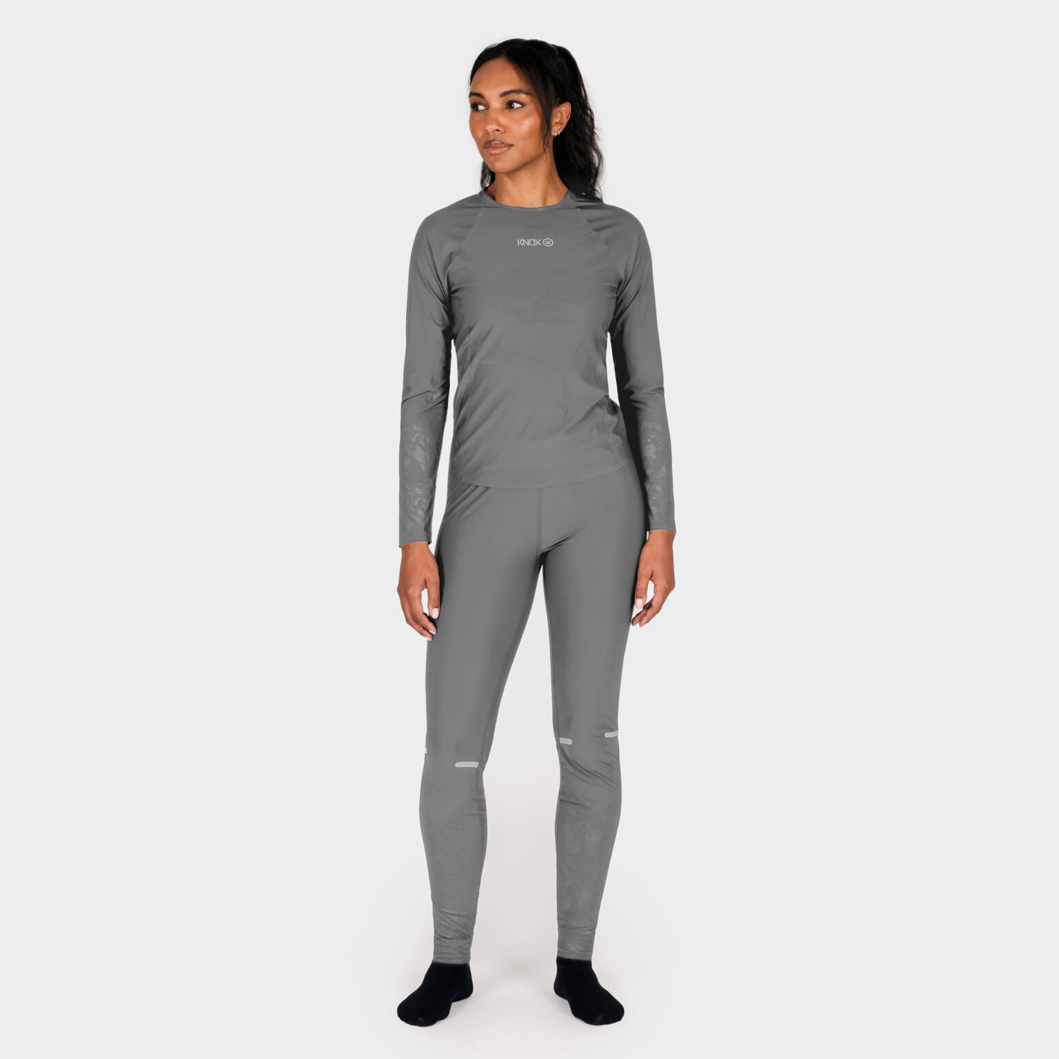 Dual Active Women’s Base Layer – Grey - Knox